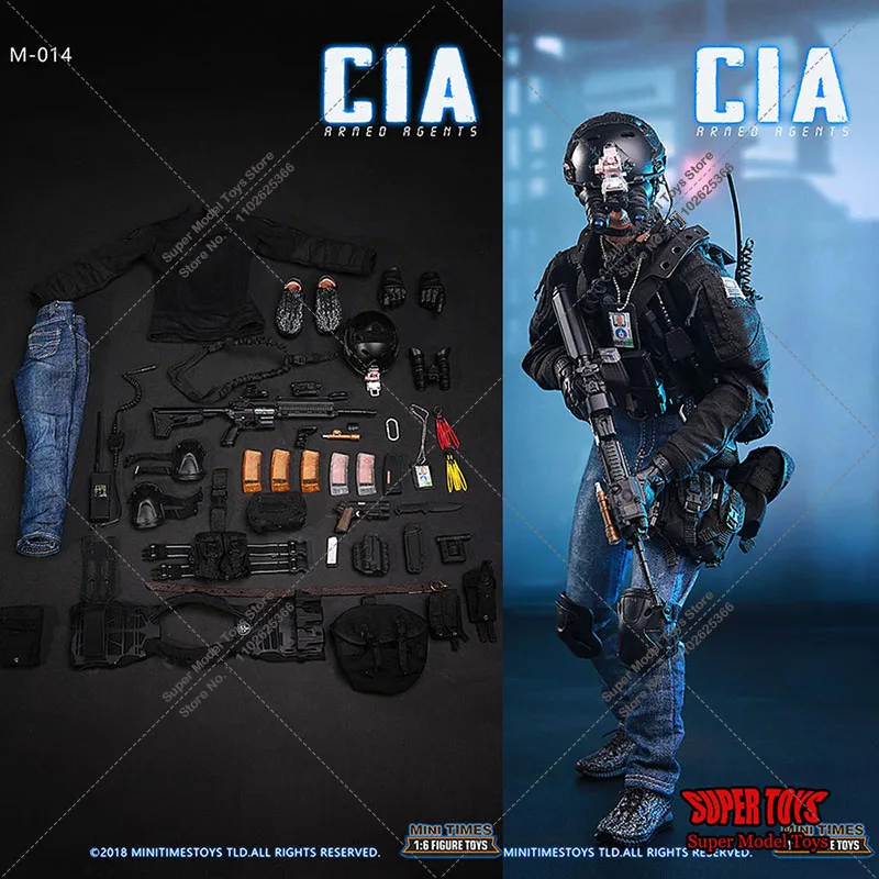 Mini-times-toys-M014-1-6-Scale-Male-Solider-agente-de-la-CIA-ropa ...