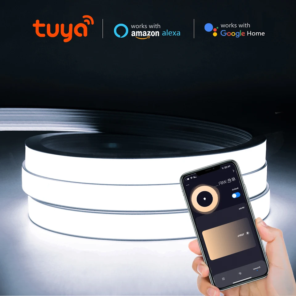 High-Brightness-Tuya-Smart-Life-COB-LED-Neon-Strip-Lights-WiFi-24V ...
