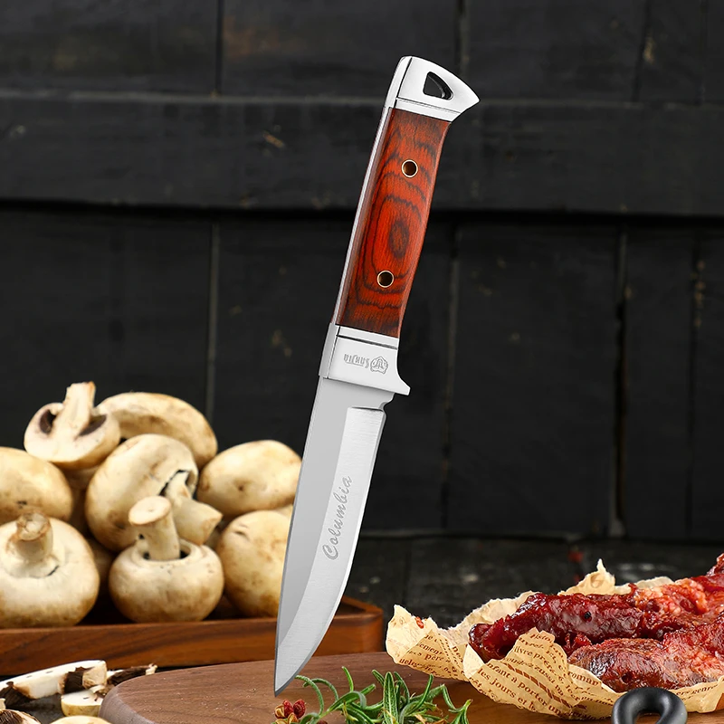 Fruitmes-Mongoolse-Hand-Gehouden-Klein-Mes-Voor-Lamsvlees-Eten-Buiten ...