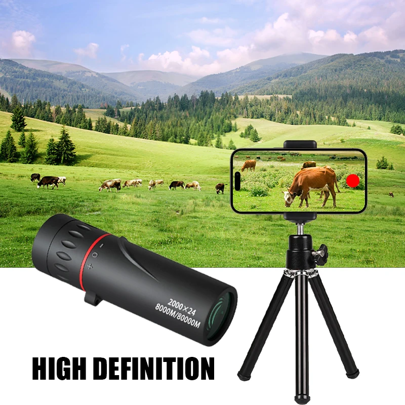 Mini-Pocket-Monocular-Scope-Zoom-Telescope-Handy-Optics-Scope-Red-Film ...