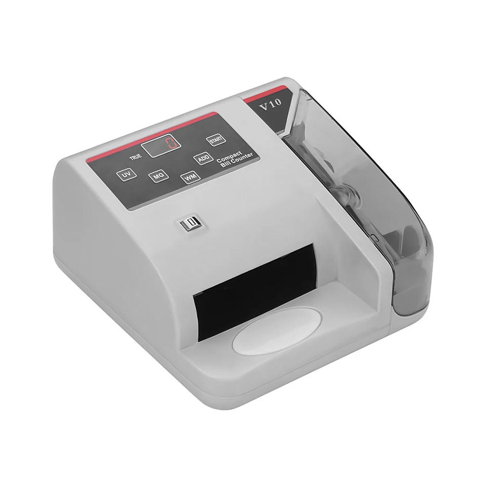 Cash Counting Machine Portable Money Counter With Uv/Mg/Wm Counterfeit ...