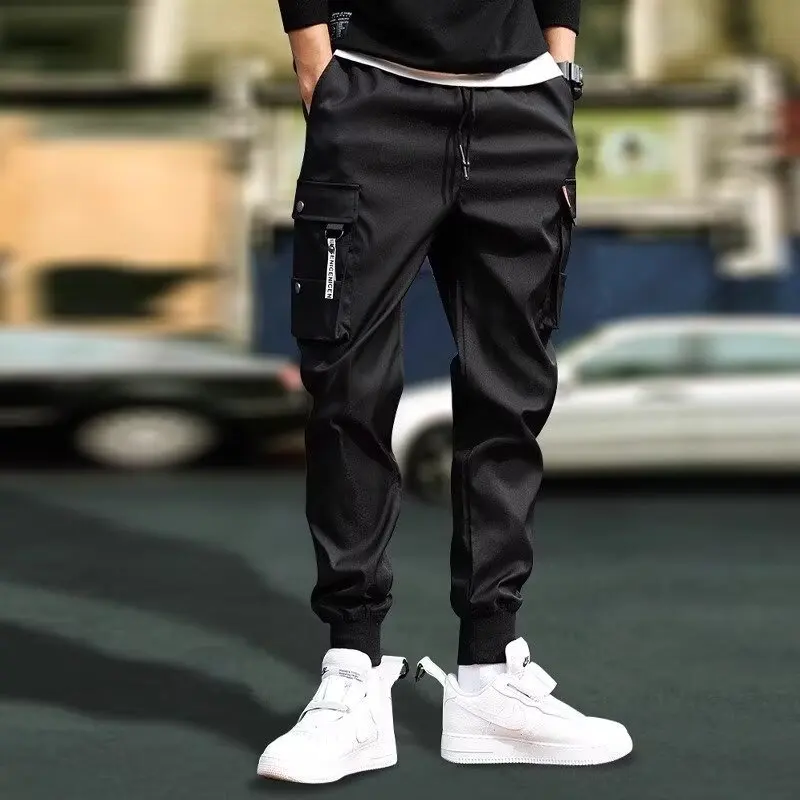 Men Cargo Tactical Pants Work Combat Multi-pockets Casual Training ...