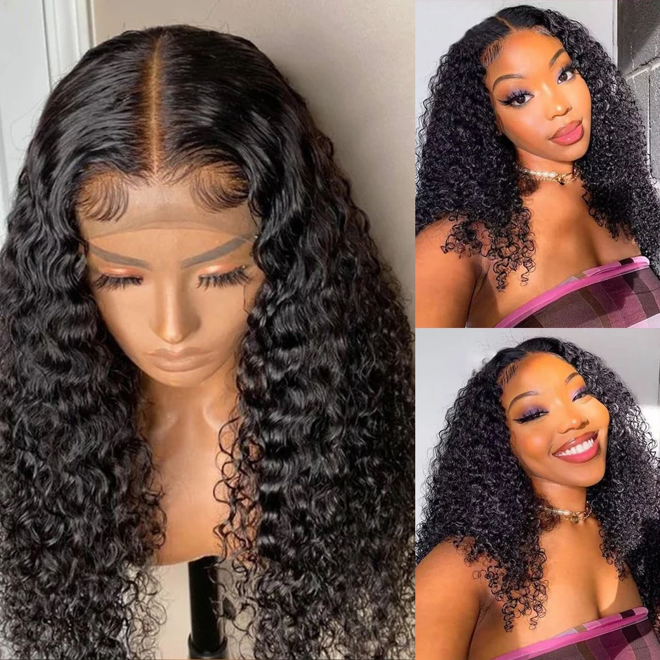 Rebecca Deep Wave Lace Front Wig para mulheres negras, perucas de ...