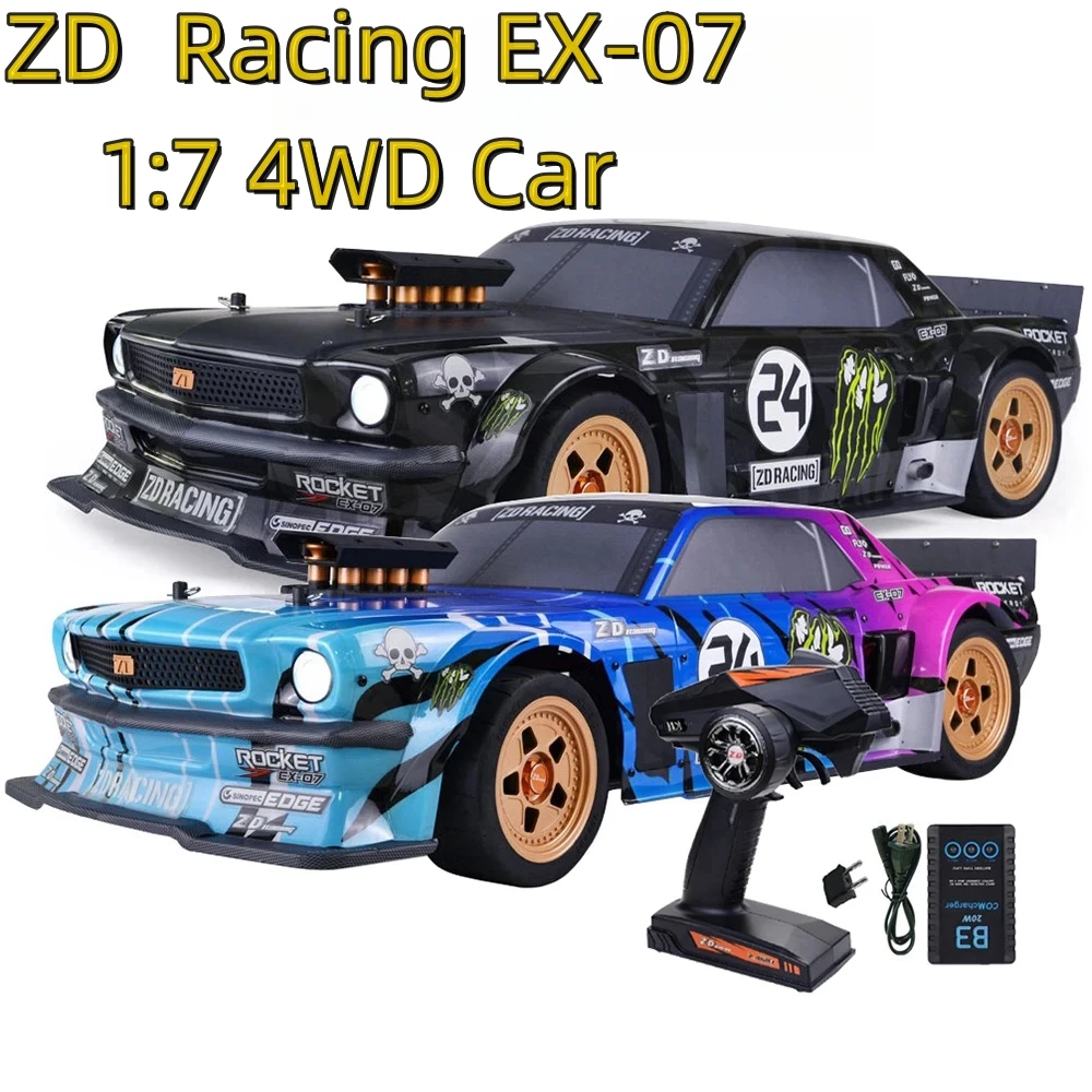 ZD-Racing-EX07-1-7-Remote-Control-4WD-High-Speed-Professional-Flat ...