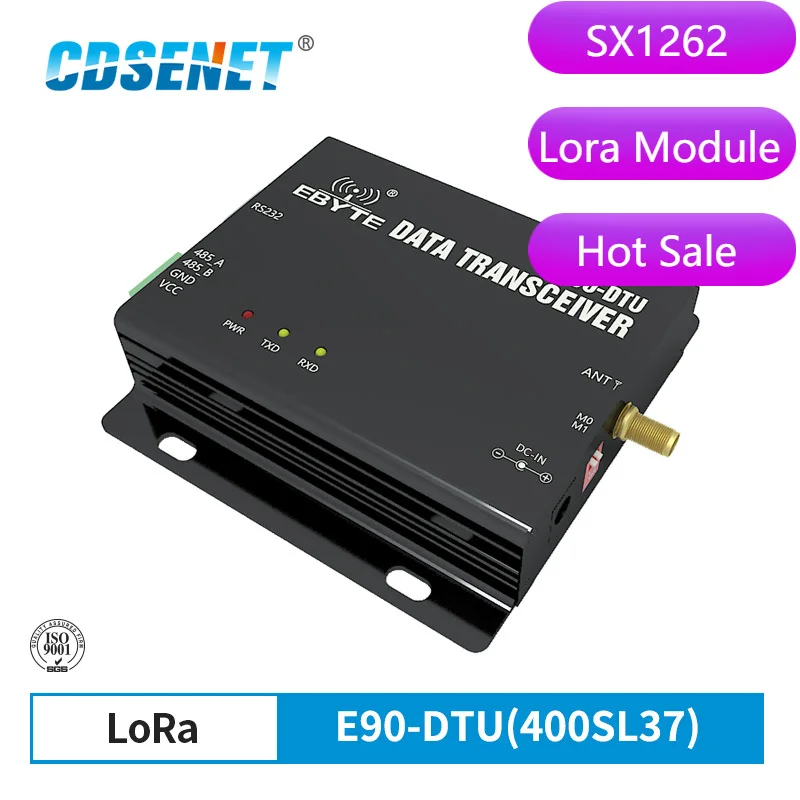 SX1262 SX1268 LoRa Module 433MHz 37dBm 14.4KM E90-DTU-400SL37 RSSI ...