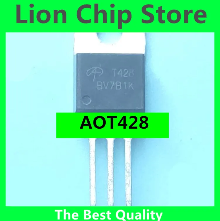 Transistor de efecto de campo MOS, T428 AOT428 TO 220, 80V, 75A, de ...