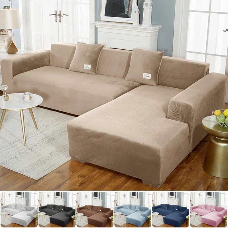 High-Quality-Velvet-Sofa-Cover-L-Shaped-Sofa-Seat-Covers-for-Living ...