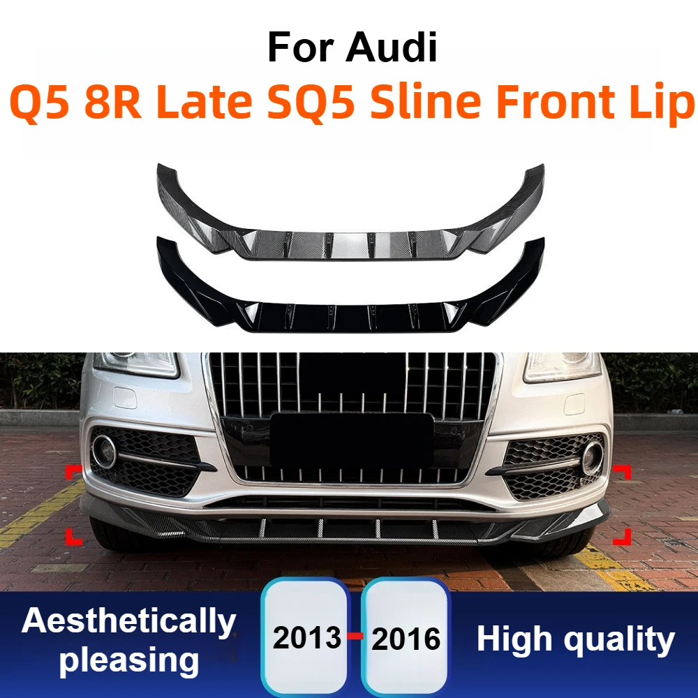 For Audi Q5 8R SQ5 S-Line 2013-2016 Front Bumper Lip Spoiler Splitter ...