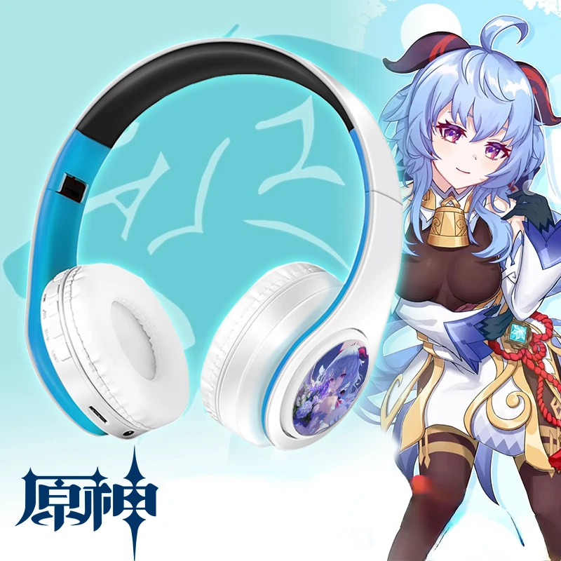 Genshin Impact Cosplay Headphone Ke Qing Ganyu Klee Xiao Wireless ...