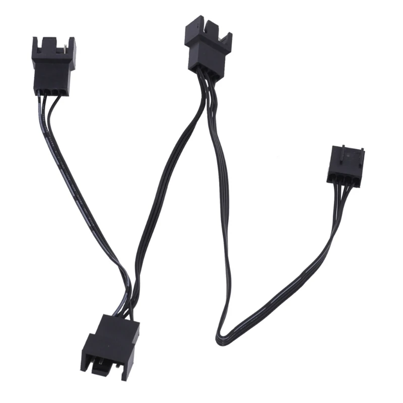 4Pin PWM Fan Splitter Cable 4Pin 1 to 3Way PWM Fan Splitter Cable Power ...