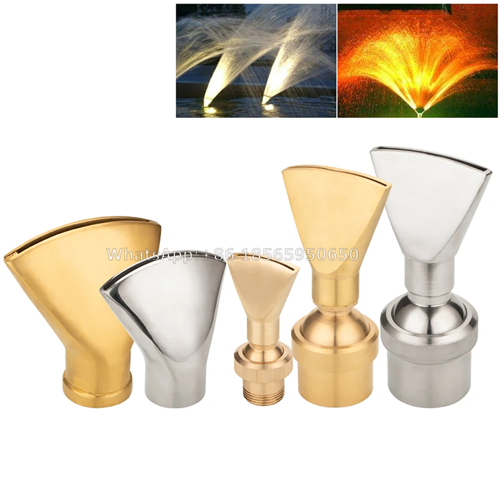 Adjustable-Duckbill-Fountain-Nozzles-Brass-304SS-Fountain-Nozzle ...