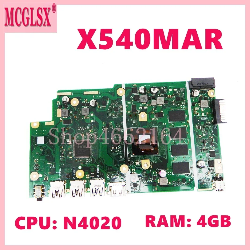 Placa base X540MAR con CPU N4020 4GB-RAM para ASUS VivoBook A540M ...