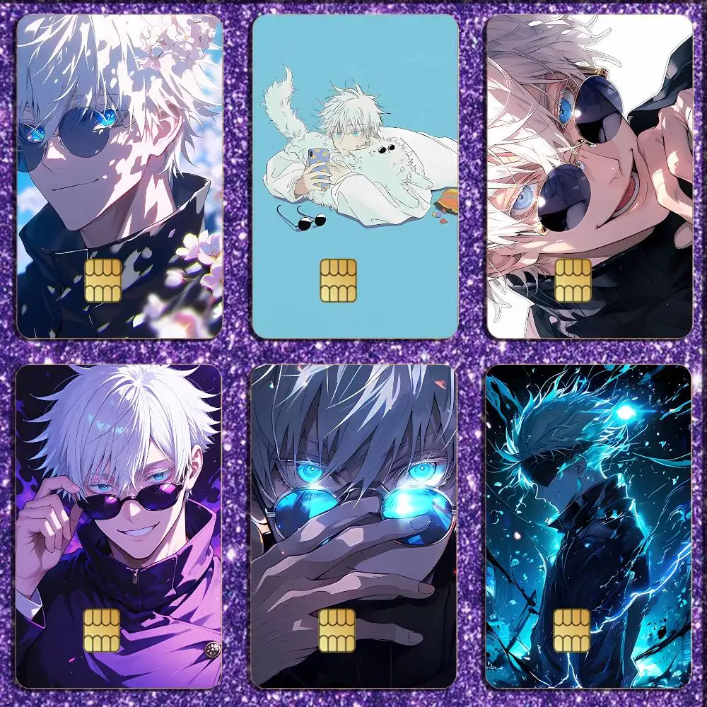 J-Jujutsu kaisen g-gojo Satoru pegatinas de tarjetas para tarjetas de ...