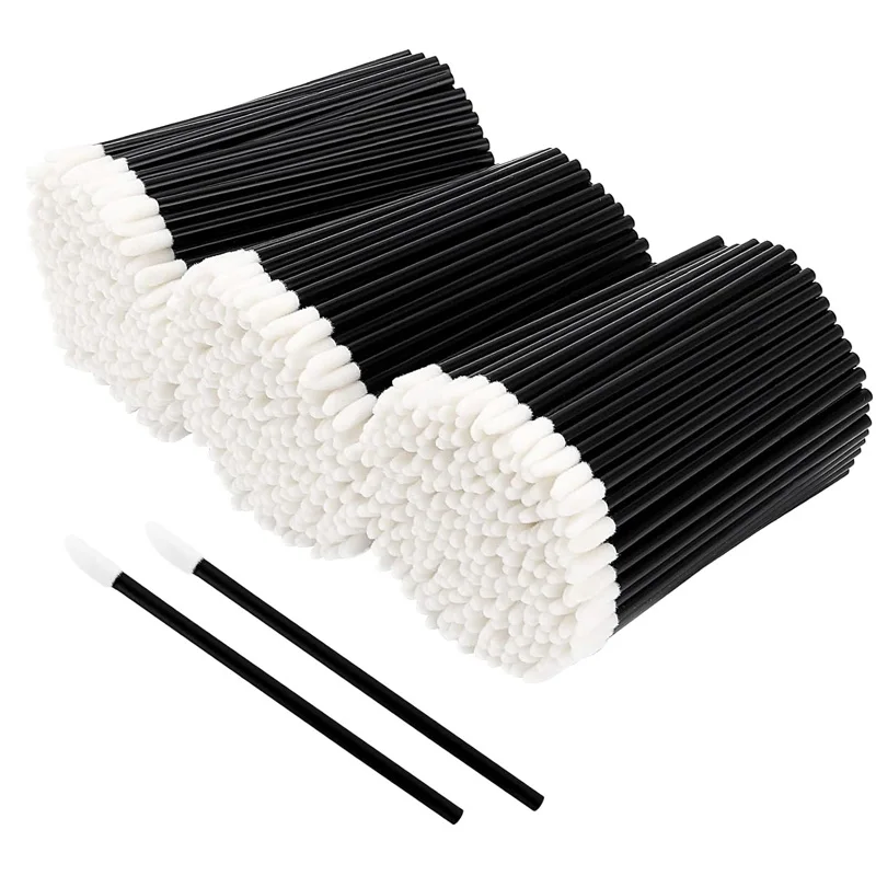 500PCS-Lip-Wands-Applicators-Disposable-Lip-Brush-Lipstick-Brush-Lip ...
