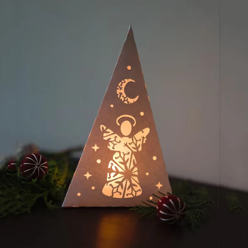 Troqueles-de-corte-de-Metal-de-linterna-de-ngel-de-Navidad-plantilla-de ...