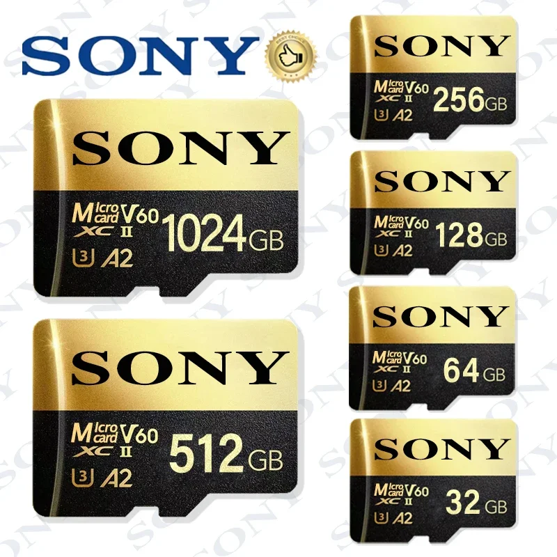 SONY-Carte-Micro-SD-d-origine-carte-m-moire-haute-vitesse-128-Go-64-Go ...