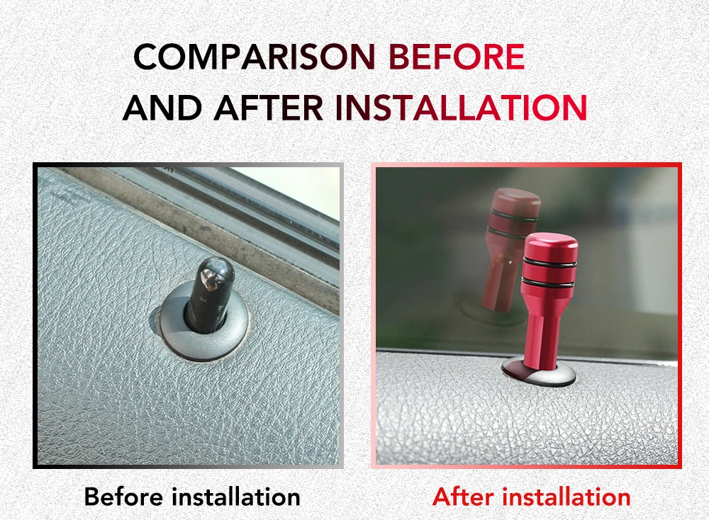 Car Alloy Door Lock Pins Lock Pin Screw Knob For lada granta kalina ...