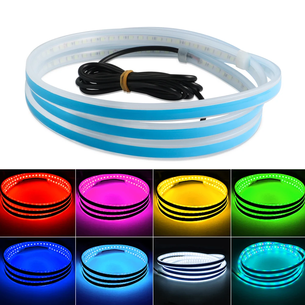 150CM-Led-Car-Hood-Lights-Universal-Headlight-Strip-Flexible-Car ...