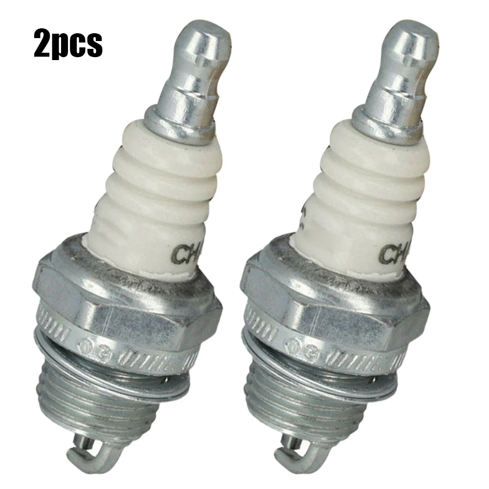 2-PCS-Lawn-Mower-Spark-Plug-For-Champion-RCJ7Y-Garden-Trimmer-Blower ...