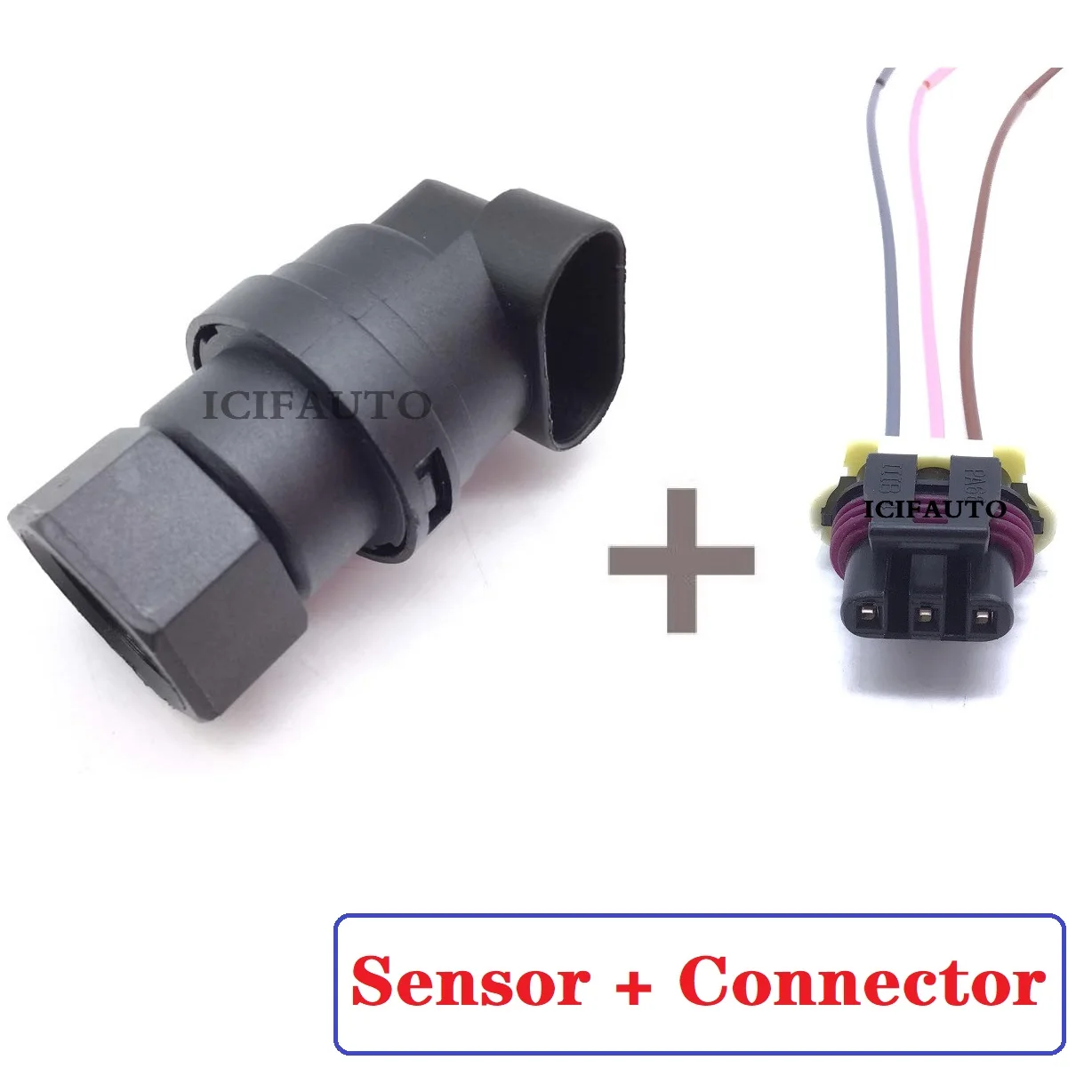 46817374 Gearbox Speed Sensor & Connector For Fiat Doblo Marea Panda ...