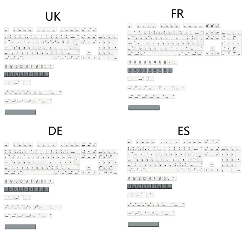 XDA-Keycaps-MAC-ISO-layout-Keycap-Set-High-Quality-PBT-Dye-sub-for ...