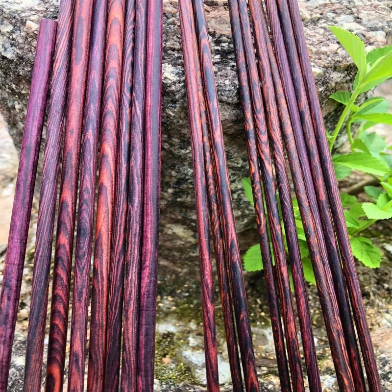 5-buah-kayu-alpukat-ungu-buatan-tangan-kecil-tongkat-bulat-kayu-bar ...