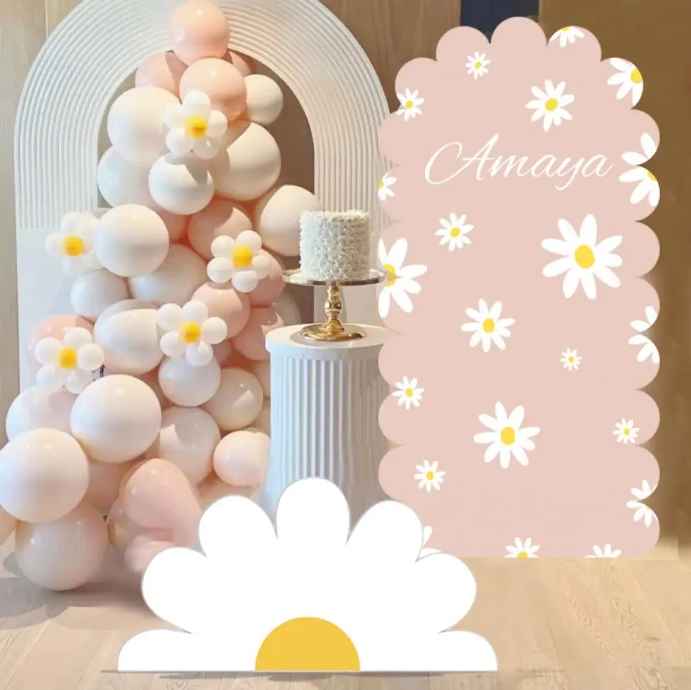 Daisy-Custom-Name-Arch-Backdrops-Party-Background-Backdrop-Daisy ...