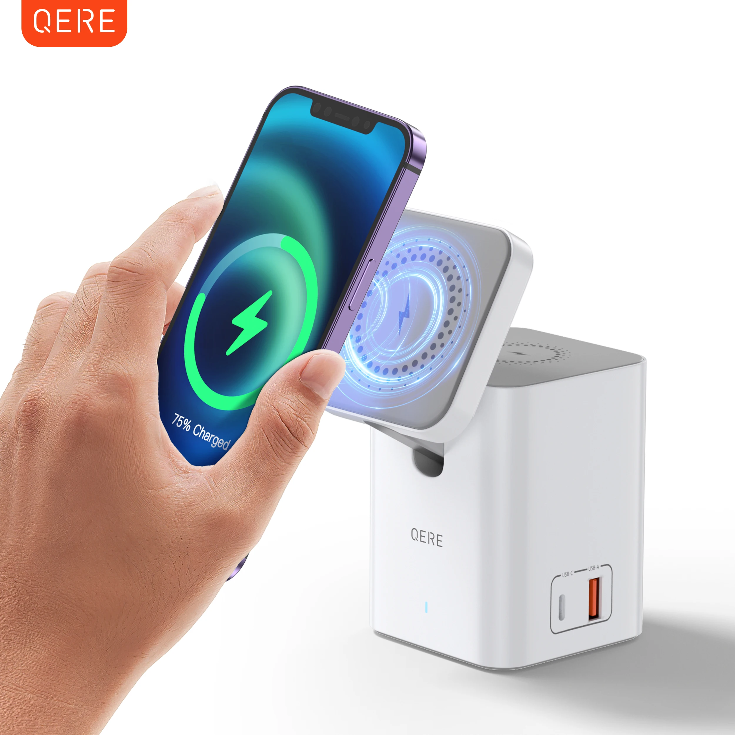 QERE-Mobile-Phone-Magnetic-Wireless-Charger-Station-Fast-Charging-Safe ...