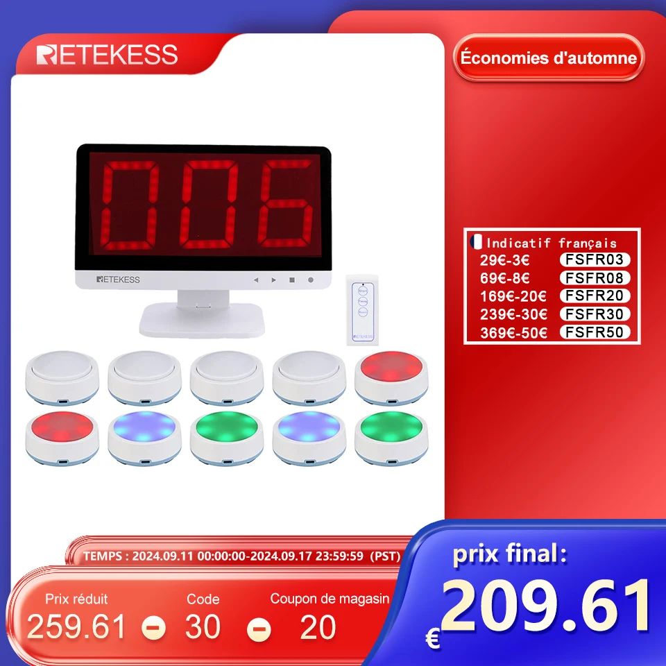 Retekess-TM101-Quiz-Answer-Game-Buzzer-System-3-Answer-Modes-4-Color ...
