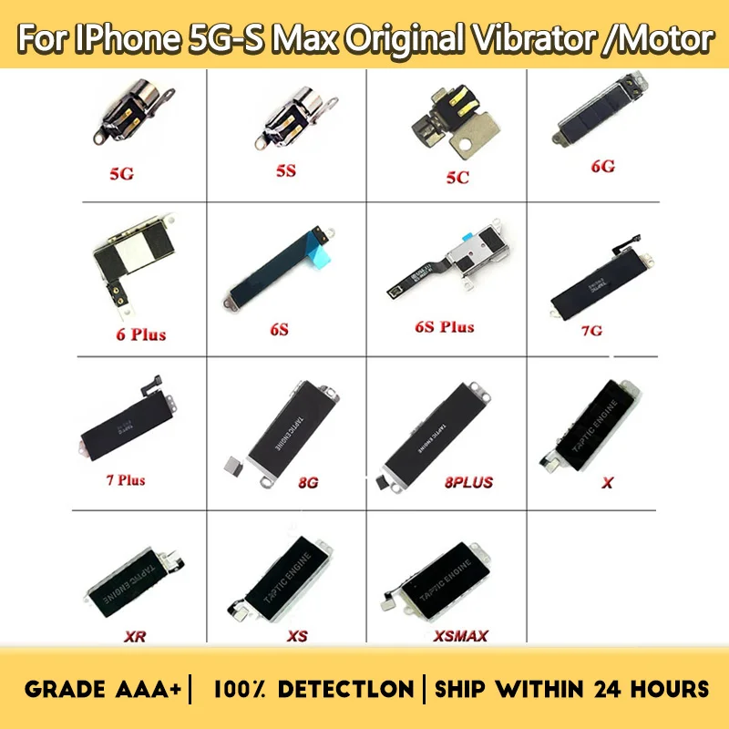Vibrator for iPhone 5 5s 5c SE 6 6S 7 8 Plus X XS XR XS Max Motor ...