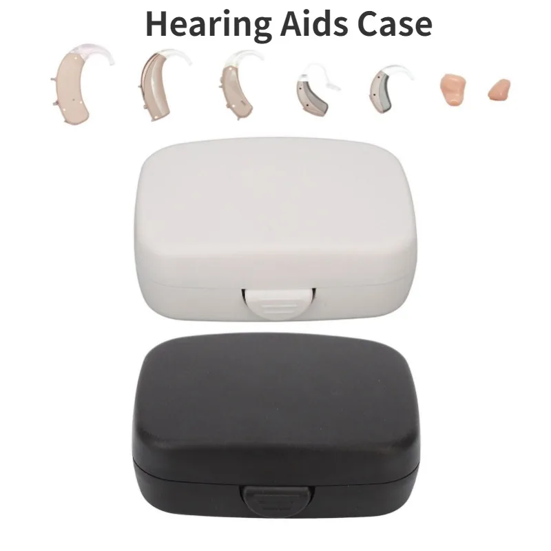 Hearing-Aids-Protective-Case-Large-Capacity-Portable-Quadrate-Black ...