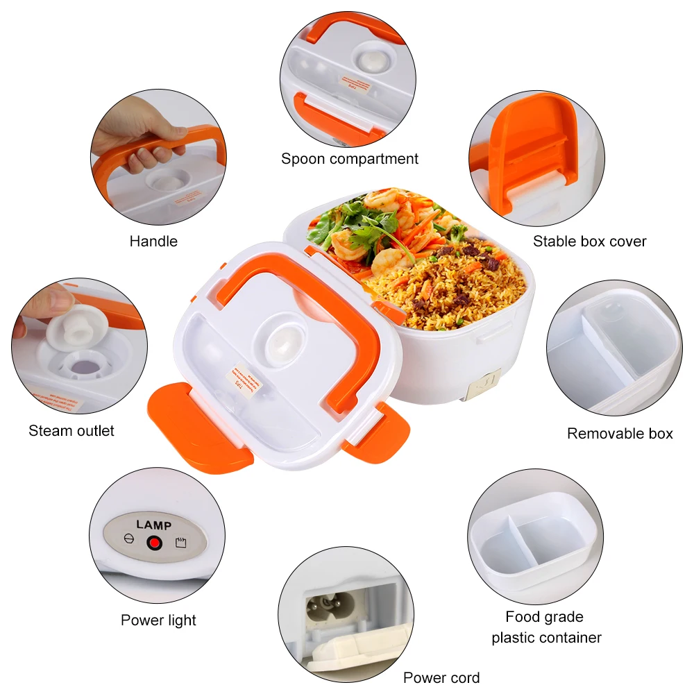 Portable-Fast-Heating-Food-container-Travel-Car-Work-Heating-Bento-Box ...