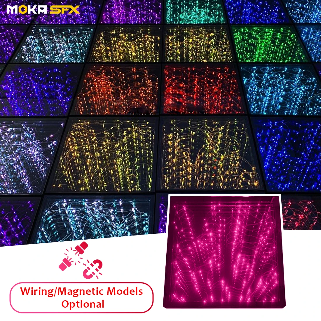25Pcs-lot-3D-LED-Dance-Floor-Panels-8x8ft-Tempered-Glasses-Mirror-RGB ...