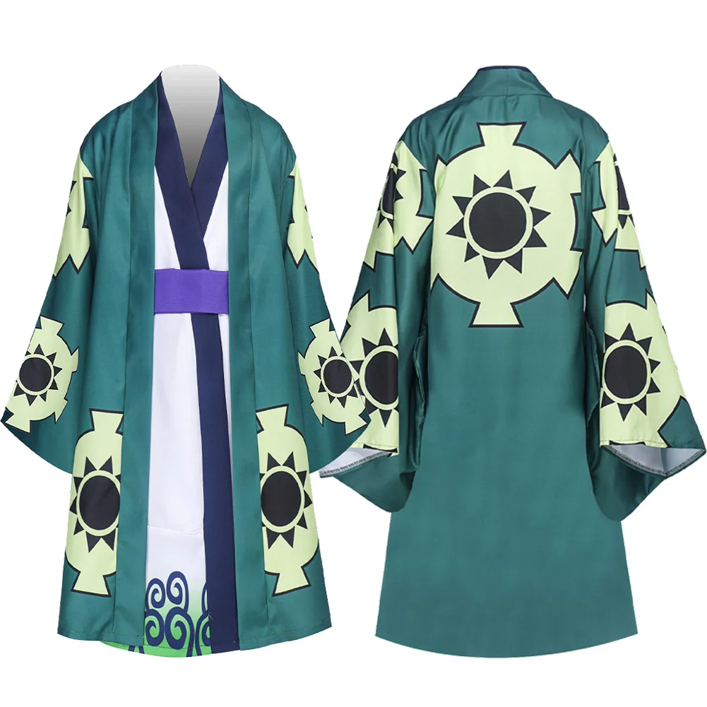 Wano-Country-Boy-Kids-Zoro-Juurou-Disguise-Costume-Belt-Cloak-Anime-One ...