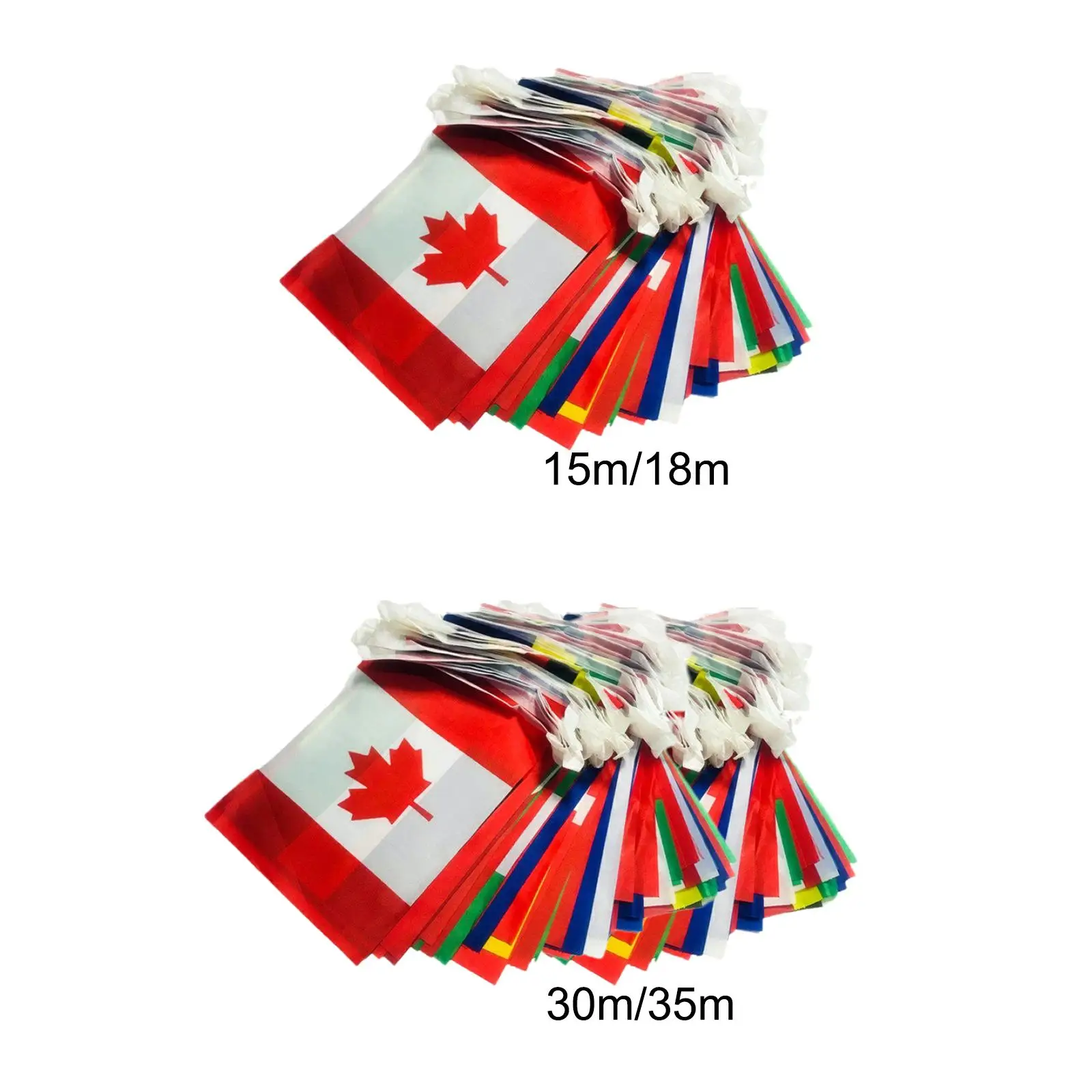 World String Flags Banner Set Different countries Rectangular Flags for ...