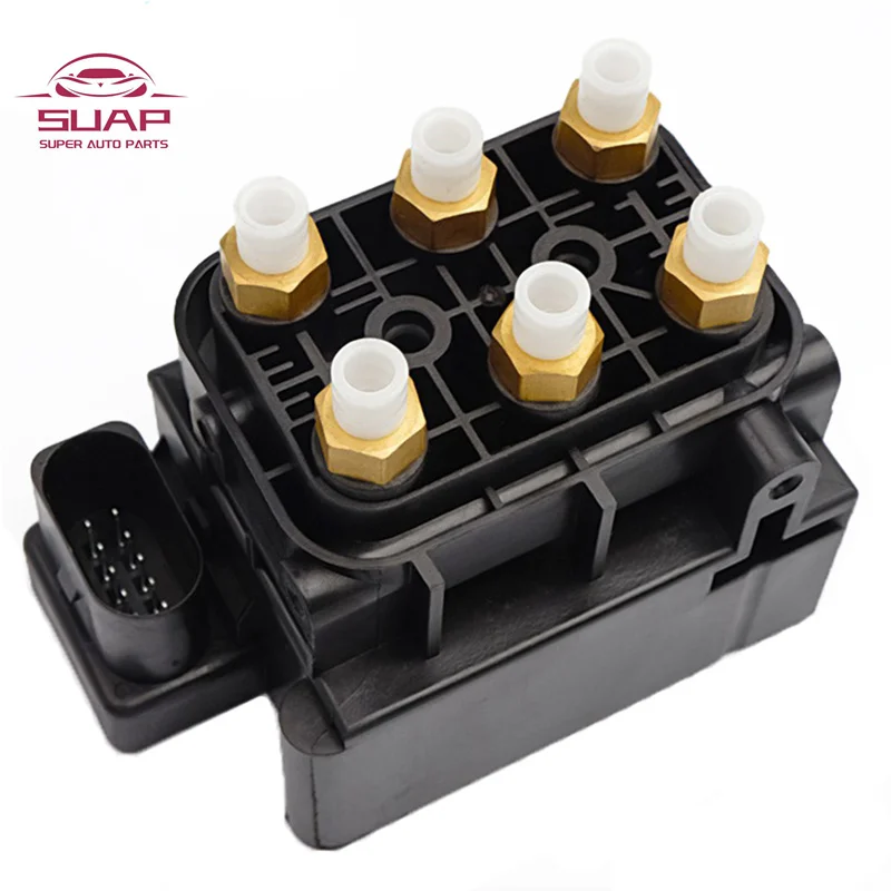 Air-Suspension-Compressor-Solenoid-Valve-Block-for-Audi-Q7-4L-Porsche ...