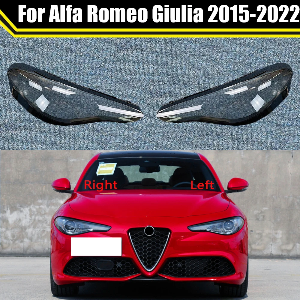 Auto Light Lamp For Alfa Romeo Giulia 2015-2022 Car Headlight Cover ...