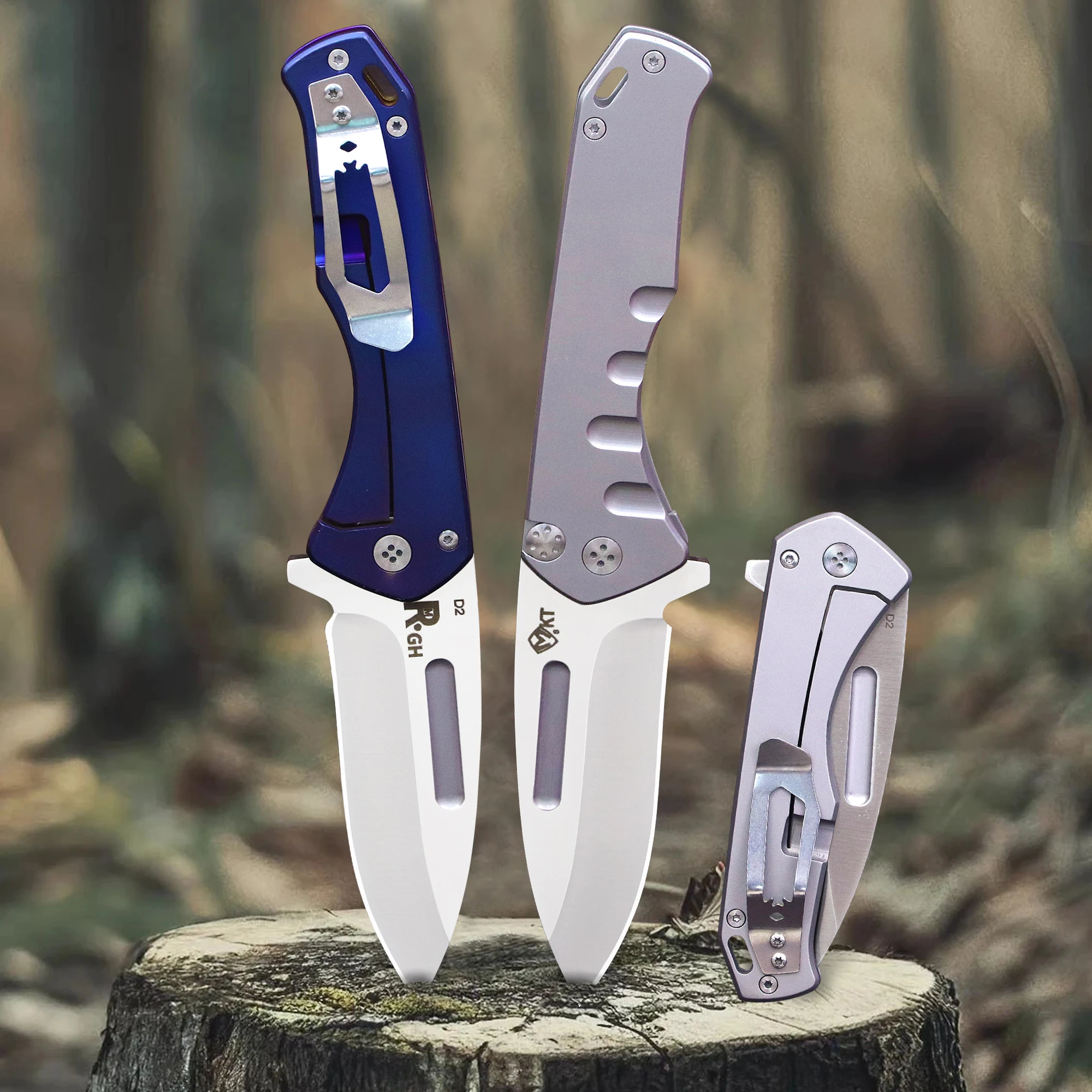 Limited-edition-American-d2-steel-sharp-folding-EDC-tool-knife-outdoor ...