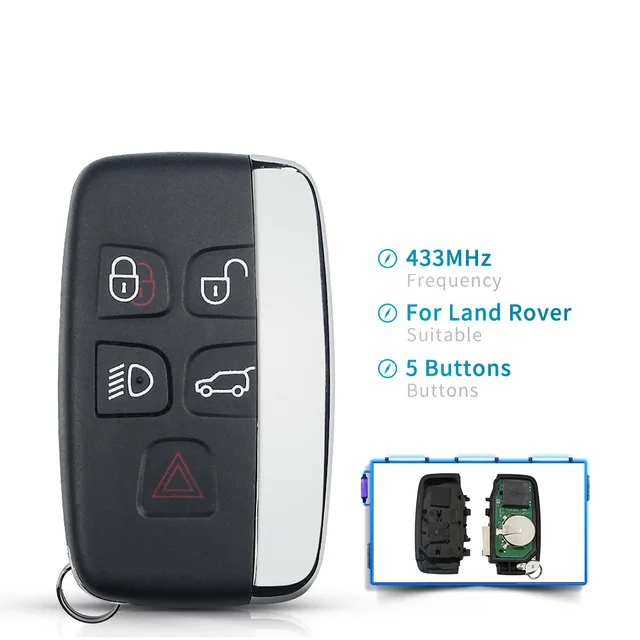315/434MHz Car Smart Fob Remote Key For Land Rover Discovery 4 ...