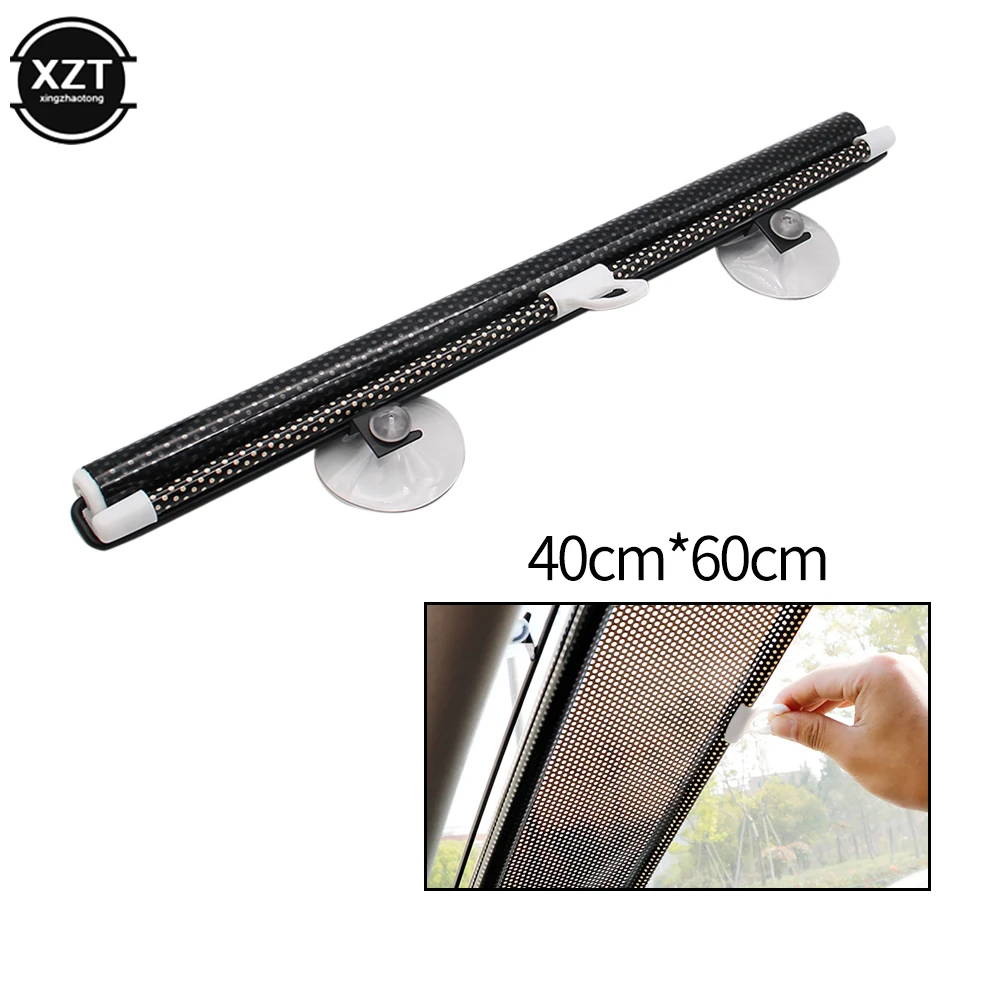 Black Auto Accessories Retractable Side Window Car Sun shade Curtain ...