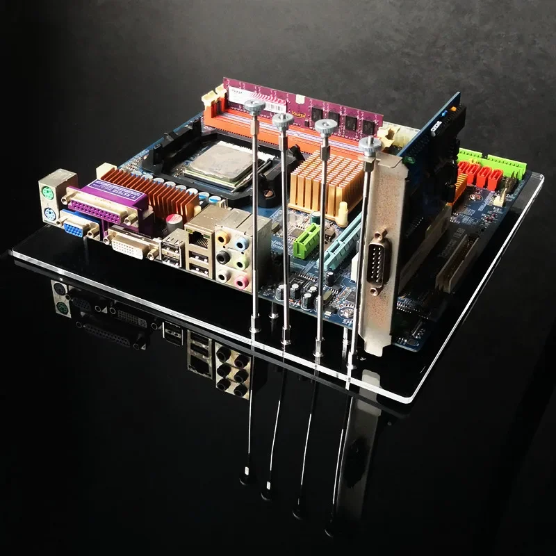 Transparent-Acrylic-Computer-Case-Single-Plate-Computer-Main-Board-Diy ...