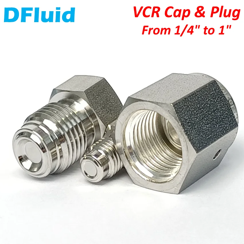 A-o-inoxid-vel-VCR-Montagem-Cap-Plug-EP-Metal-Face-Seal-Fitting ...