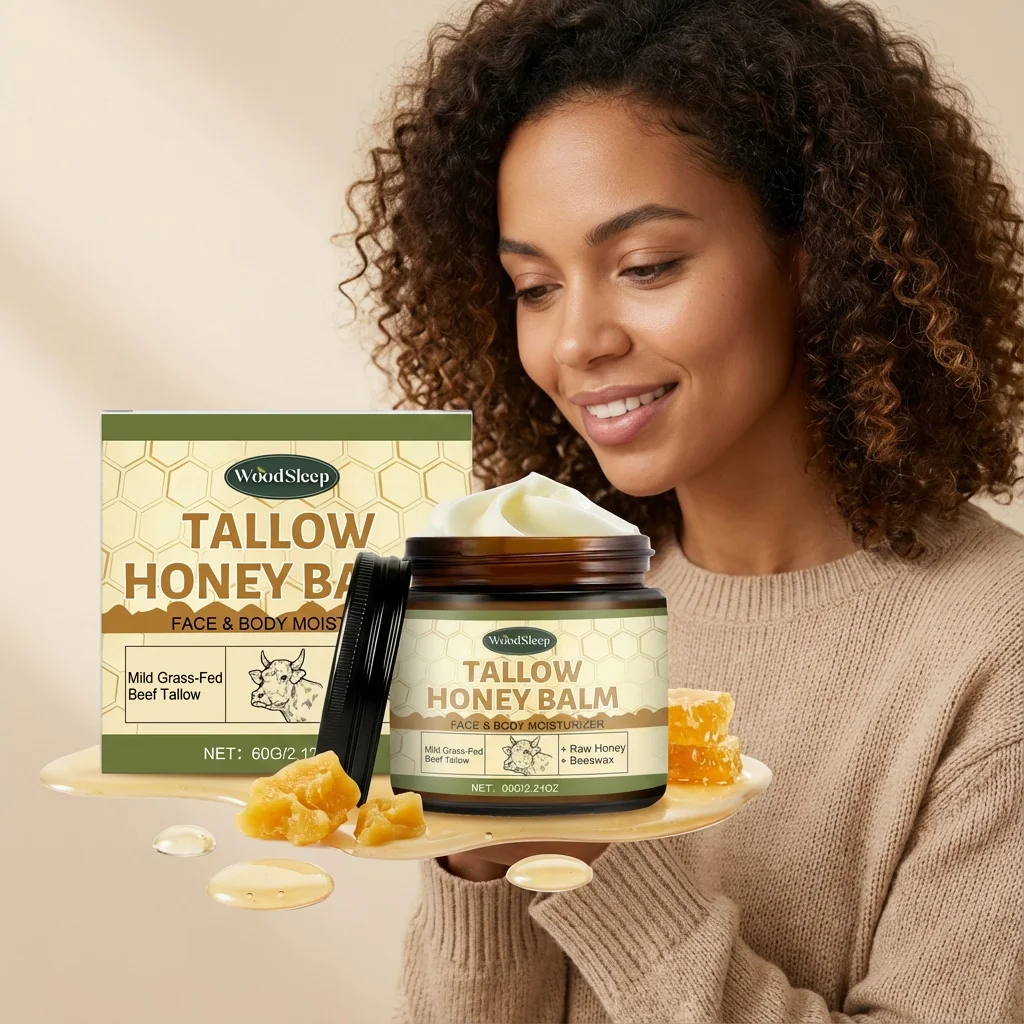 Tallow Honey Balm Natural Moisturizing Face Body Paste Long Lasting ...