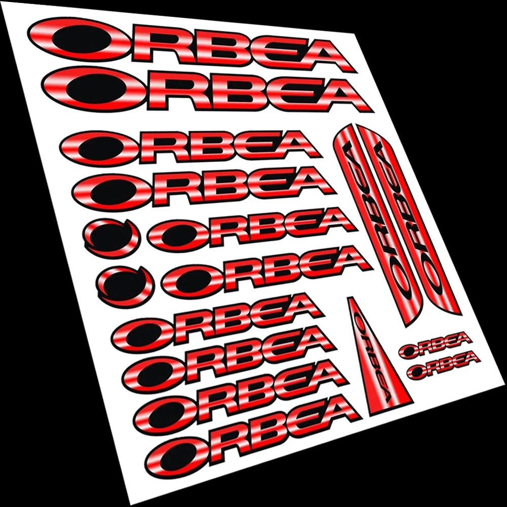 สำหรับ ORBEA รถมอเตอร์ไซต์รถจักรยานการปั่นจักรยานกรอบ Decals สติกเกอร์ ...