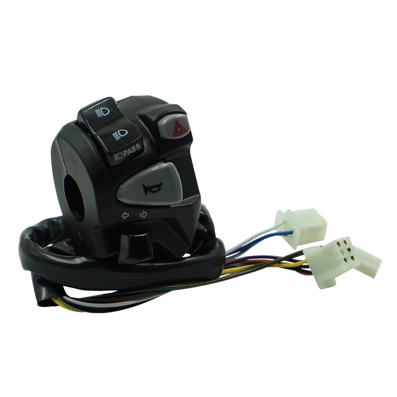 22mm Handlebar Headlight Switch Low/High Beam Control Button Handlebar ...