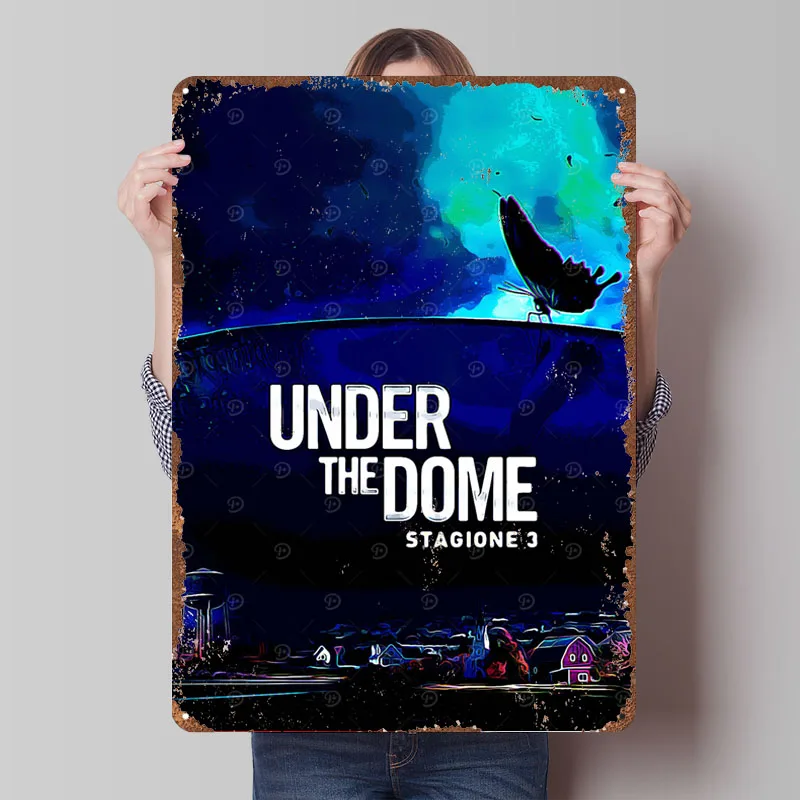 Under The Dome 3 Metal Sign Classic Movie Poster Bathroom Decoration ...