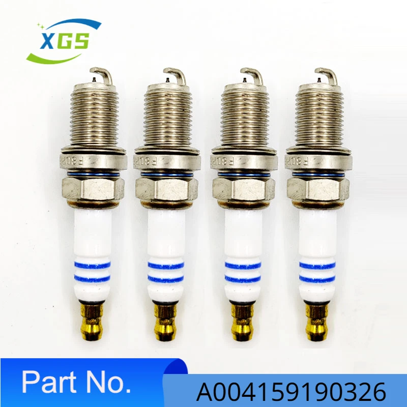 4Pcs-A004159190326-Iridium-Spark-Plug-For-Mercedes-Benz-A209-C208-R129 ...