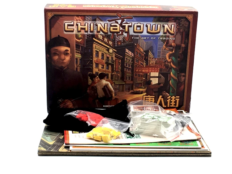 2021 Newset Cards Board Game Chinatown Cards Game China City ...