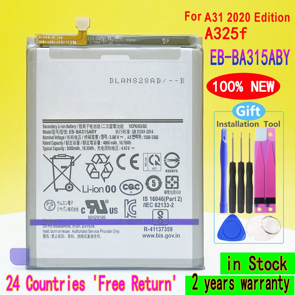 New-EB-BA315ABY-5000mAh-Battery-For-Samsung-Galaxy-A32-4G-A325f-Phone ...