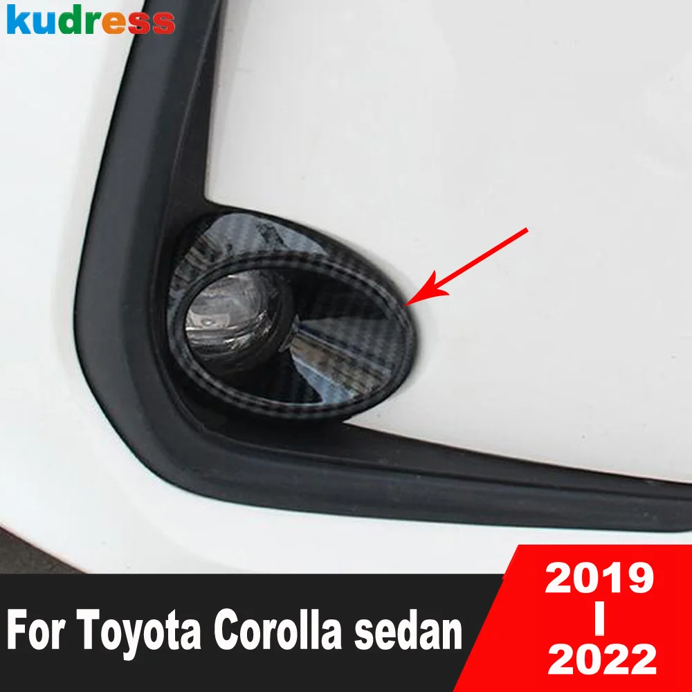 Front-Fog-Light-Lamp-Cover-Trim-For-Toyota-Corolla-sedan-2019-2020-2021 ...
